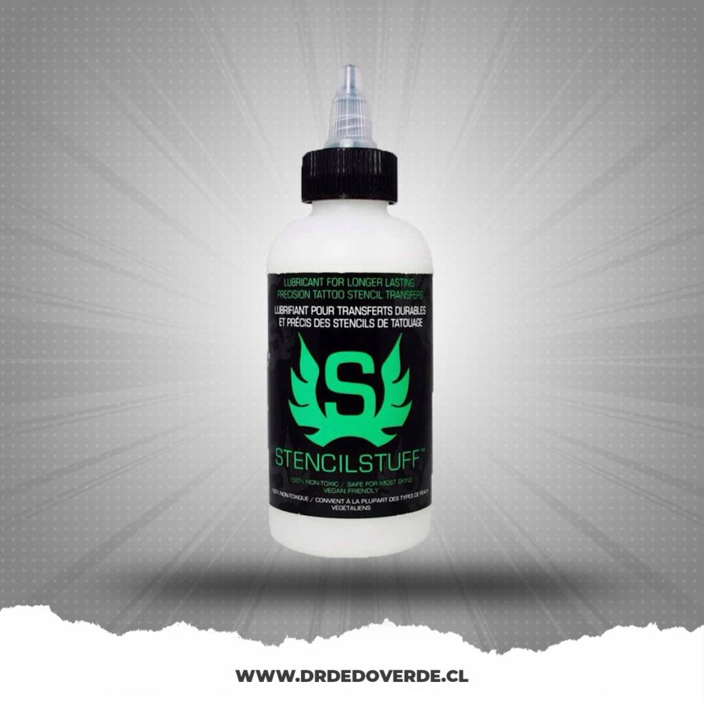STENCIL STUFF 8OZ - Dr dedo Verde Tattoo Supply