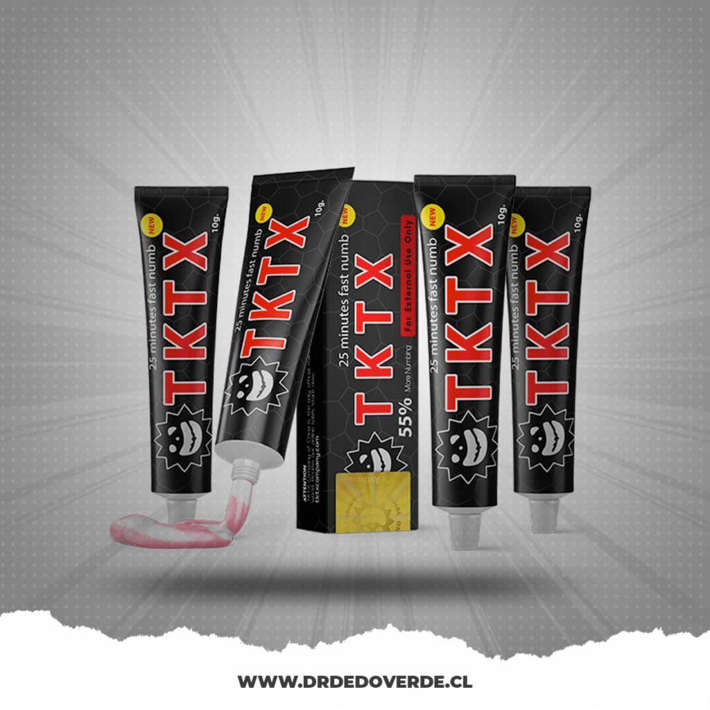 CREMA ANESTESICA TKTX - Dr dedo Verde Tattoo Supply
